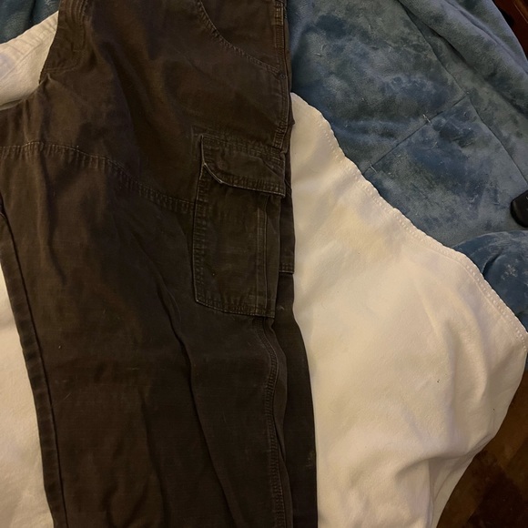 Wrangler | Pants | Wrangler Riggs Brown Ranger Cargo Pants 42x32 | Poshmark